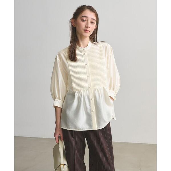 『タイムセール実施中』ZOZO問い合わせ番号:107150568ショップ:UNITED ARROWS，ユナイテッドアローズブランド:UNITED ARROWS，ユナイテッドアローズ商品名:シルキー ピンタック ブラウス ‐ウォッシャブル‐カ...