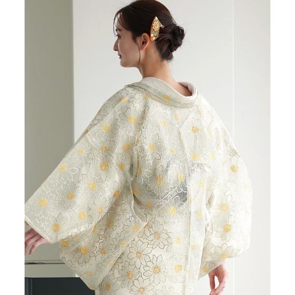 ZOZO問い合わせ番号:107151494ショップ:utatane，ウタタネブランド:utatane，ウタタネ商品名:羽織・羽織紐セット ニコアンティーク ヴェールフラワーカテゴリ:水着/着物・浴衣>着物ブランド品番:52236136...