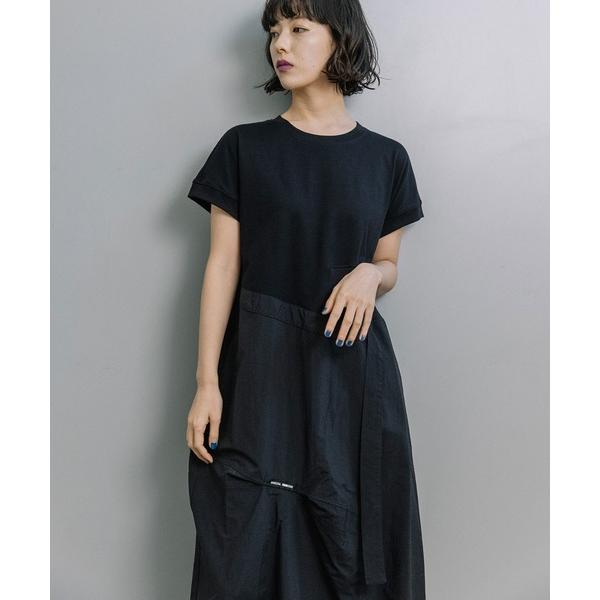 ZOZO問い合わせ番号:107151662ショップ:MARECHAL TERRE，マルシャルテルブランド:MARECHAL TERRE，マルシャルテル商品名:アシンメトリーコンビネーションワンピースカテゴリ:ワンピース/ドレス>ワンピ...