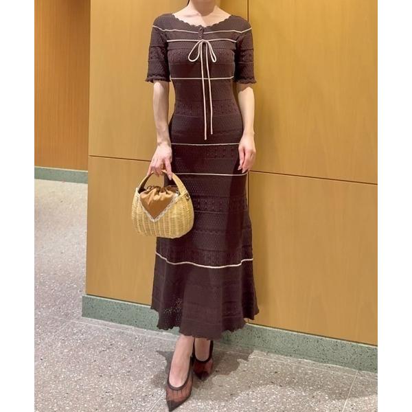 ZOZO問い合わせ番号:107153050ショップ:SNIDEL，スナイデルブランド:SNIDEL，スナイデル商品名:クロシェライクロングニットワンピースカテゴリ:ワンピース/ドレス>ワンピースブランド品番:SWNO262069素材:...