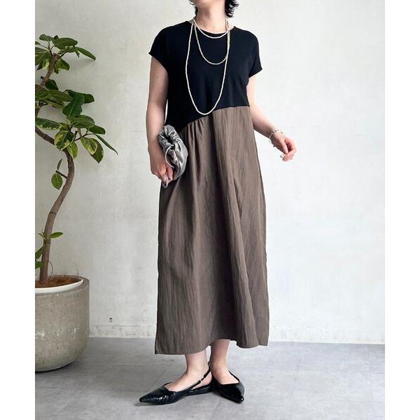 『セール実施中』ZOZO問い合わせ番号:107153095ショップ:un dix cors，アンディコールブランド:un dix cors，アンディコール商品名:半袖切り替えワンピースカテゴリ:ワンピース/ドレス>ワンピースブランド品...