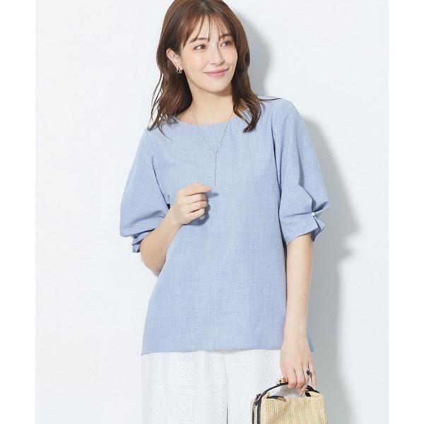 ZOZO問い合わせ番号:107153287ショップ:nissen，ニッセンブランド:slattgir，スラットジール商品名:高身長　袖タックデザインブラウス（トールサイズ）カテゴリ:トップス>シャツ/ブラウスブランド品番:BLO022...