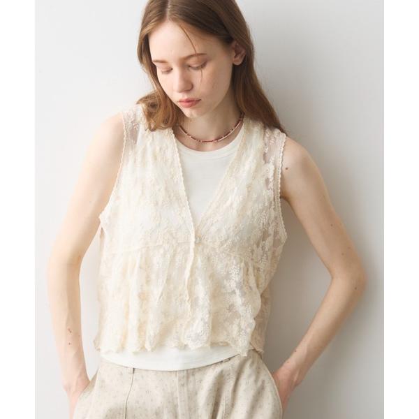 ZOZO問い合わせ番号:107153302ショップ:Crisp，クリスプブランド:Crisp，クリスプ商品名:flower tulle gather tank / フラワーチュールギャザータンクカテゴリ:トップス>シャツ/ブラウスブラ...