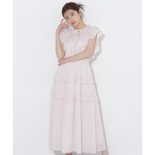ZOZO問い合わせ番号:107153404ショップ:JILL by JILL STUART，ジル バイ ジル スチュアートブランド:JILL by JILL STUART，ジルバイジルスチュアート商品名:フリルティアードワンピースカテゴリ:...