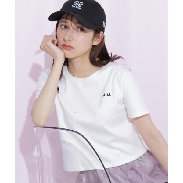 ZOZO問い合わせ番号:107153529ショップ:JILL by JILL STUART，ジル バイ ジル スチュアートブランド:JILL by JILL STUART，ジルバイジルスチュアート商品名:ストーンドットロゴTシャツカテゴリ:...