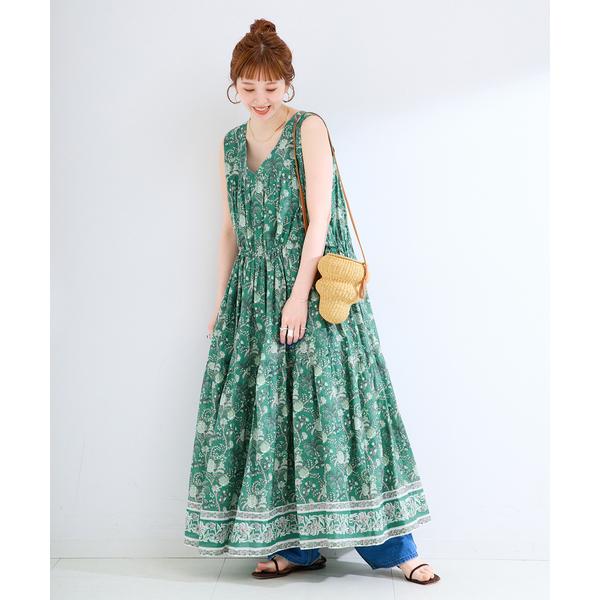 ZOZO問い合わせ番号:107155150ショップ:JOINT WORKS，ジョイントワークスブランド:Simplicite，サンプリシテ，B.C STOCK，ベーセーストック商品名:《追加》手洗い可 / ティアードスリーブレスワンピースカ...