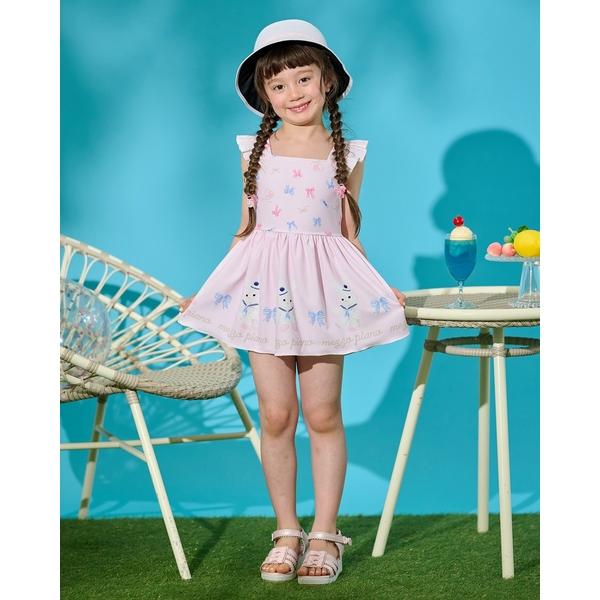 ※このアイテムは返品・交換対象外商品です。ZOZO問い合わせ番号:107190476ショップ:NARUMIYA ONLINE，ナルミヤ オンラインブランド:mezzo piano，メゾピアノ商品名:【SWIM】ウサギ・ネコ　航海柄　ワンピー...