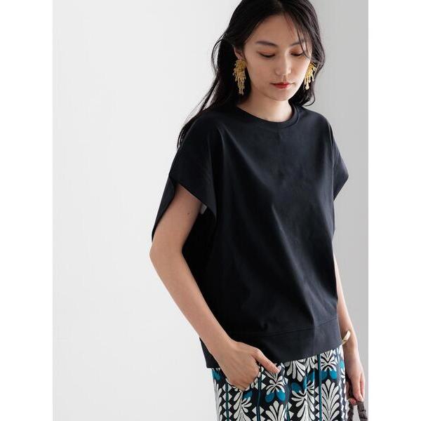 ZOZO問い合わせ番号:107190734ショップ:Te chichi，テチチブランド:Te chichi，テチチ商品名:【接触冷感/遮熱/吸水速乾】ショルダータックドルマンTシャツカテゴリ:トップス>Tシャツ/カットソーブランド品番...