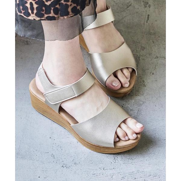 ZOZO問い合わせ番号:107191190ショップ:bflat，ビーフラットブランド:Fashion Letter，ファッションレター商品名:日本製 アンクルベルトウェッジサボサンダルカテゴリ:シューズ>サンダルブランド品番:ft00...