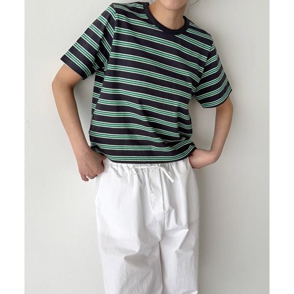 ZOZO問い合わせ番号:107191595ショップ:CANAL JEAN，キャナルジーンブランド:CANAL JEAN，キャナルジーン商品名:Lakey Park　マルチボーダーTシャツカテゴリ:トップス>Tシャツ/カットソーブランド...