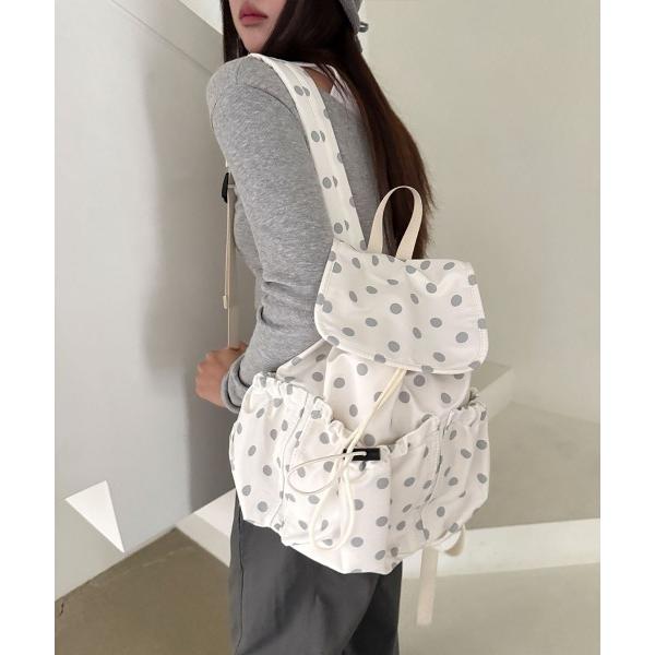 ZOZO問い合わせ番号:107191817ショップ:Outfitter lab，アウトフィッターラボブランド:4INT.，フォイント商品名:ドット ストリング バックパックカテゴリ:バッグ>バックパック/リュックブランド品番:FT41...