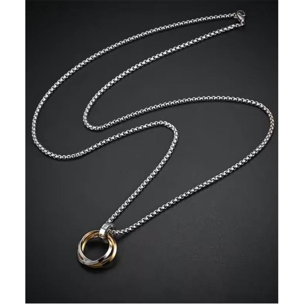 ZOZO問い合わせ番号:107192881ショップ:COLLARS，カラーズブランド:WARAIJOGO，ワライジョウゴ商品名:リングペンダント ネックレス メンズ(BDS)カテゴリ:アクセサリー>ネックレスブランド品番:BU117素...
