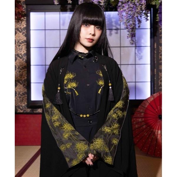 ZOZO問い合わせ番号:107193107ショップ:axes femme，アクシーズファムブランド:REZEN，リゼン商品名:彼岸花ジップ羽織カテゴリ:ジャケット/アウター>その他アウターブランド品番:VE413X20RZ素材:(本体...