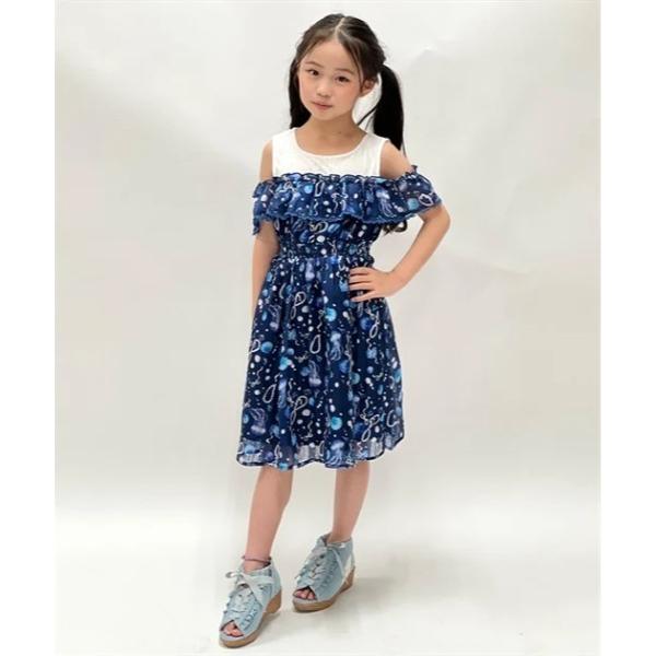 ZOZO問い合わせ番号:107193118ショップ:axes femme，アクシーズファムブランド:axes femme，アクシーズファム商品名:マリン柄ワンピースカテゴリ:ワンピース/ドレス>ワンピースブランド品番:TS351X37...