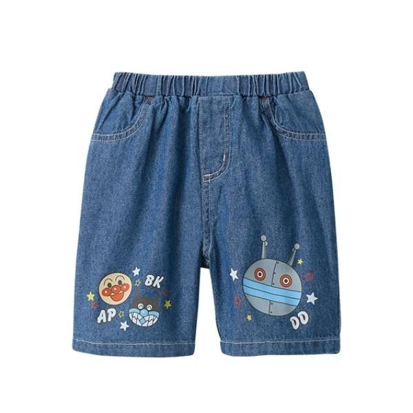 ※このアイテムは返品・交換対象外商品です。ZOZO問い合わせ番号:107193572ショップ:nissen，ニッセンブランド:QUNTSTYLE，キュントスタイル商品名:【アンパンマン】ライトデニムハーフパンツカテゴリ:ママ＆ベビー>...