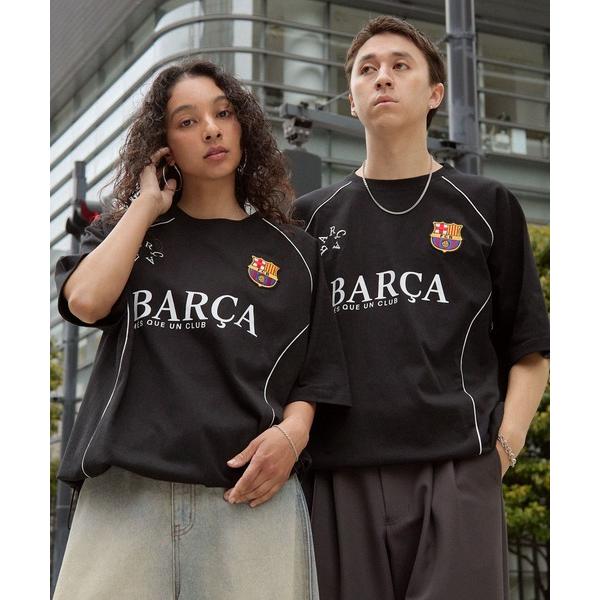 ZOZO問い合わせ番号:107194836ショップ:MONO-MART，モノマートブランド:MONO-MART，モノマート商品名:【FC BARCELONA/FCバルセロナ】別注ドローコードラグラン袖サッカーゲームデザインTシャツカテゴリ:...