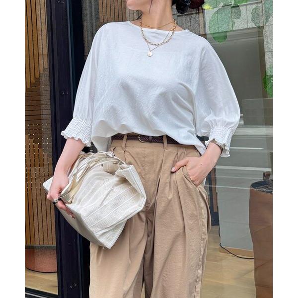 ZOZO問い合わせ番号:107195616ショップ:un dix cors，アンディコールブランド:un dix cors，アンディコール商品名:接触冷感シャーリング袖プルオーバーカテゴリ:トップス>Tシャツ/カットソーブランド品番:...