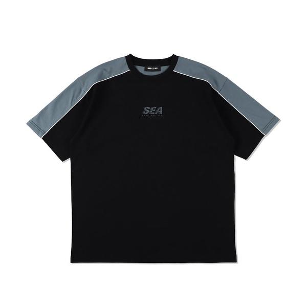 ZOZO問い合わせ番号:107231082ショップ:WIND AND SEA，ウィンダンシーブランド:WIND AND SEA，ウィンダンシー商品名:SEA Logo Piping Teeカテゴリ:トップス>Tシャツ/カットソーブラン...