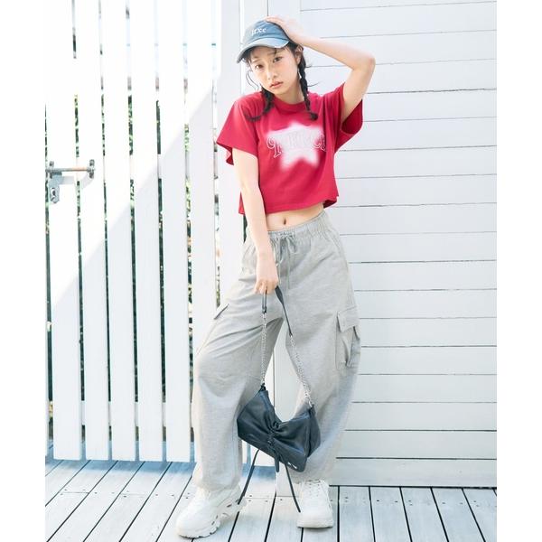 ZOZO問い合わせ番号:107231315ショップ:NARUMIYA ONLINE，ナルミヤ オンラインブランド:LOVETOXIC，ラブトキシック商品名:【LTXC/綿100％】カーゴカーブスウェットパンツカテゴリ:パンツ>スウェッ...