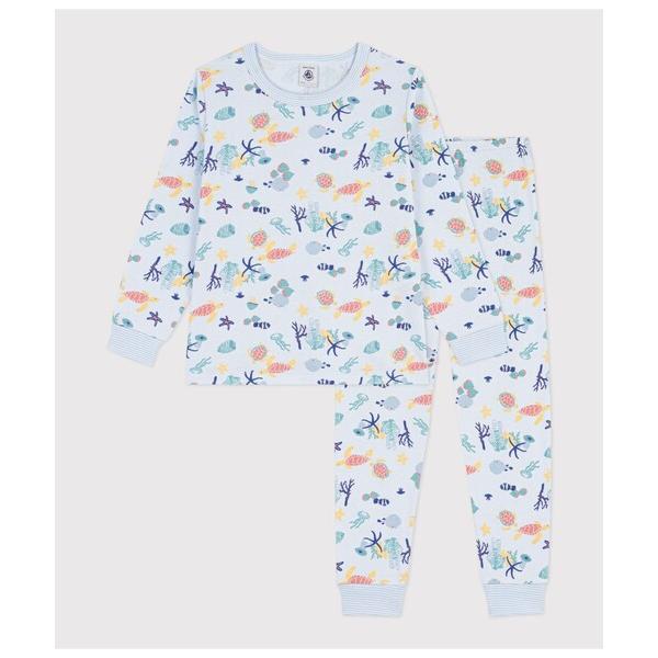 『セール実施中』ZOZO問い合わせ番号:107231560ショップ:PETIT BATEAU，プチバトーブランド:PETIT BATEAU，プチバトー商品名:プリント長袖パジャマカテゴリ:ルームウェア>ルームウェア/パジャマブランド品...