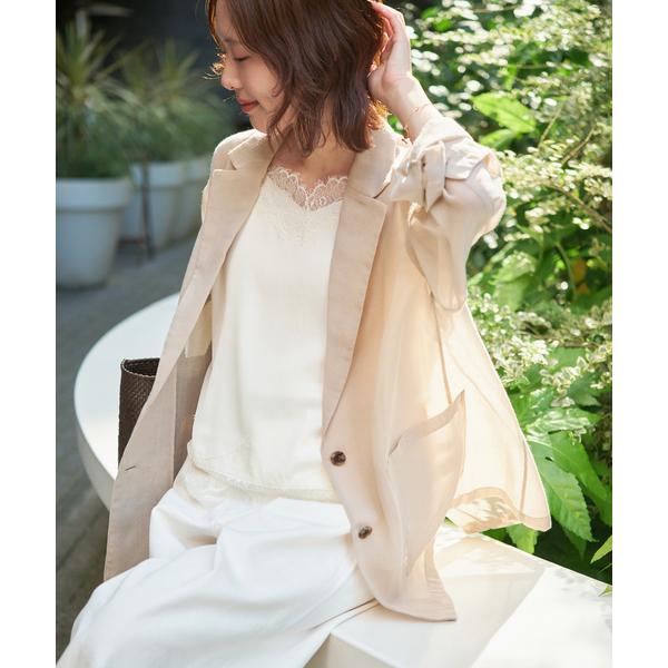 ZOZO問い合わせ番号:107232457ショップ:IENA，イエナブランド:SLOBE IENA，スローブイエナ商品名:シアージョーゼットジャケットカテゴリ:ジャケット/アウター>その他アウターブランド品番:260109124030...