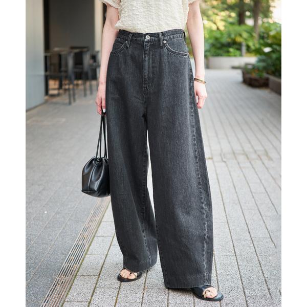 ZOZO問い合わせ番号:107232459ショップ:IENA，イエナブランド:SLOBE IENA，スローブイエナ商品名:LE DENIM ライトカーブバギーデニムパンツカテゴリ:パンツ>デニムパンツブランド品番:2603091276...