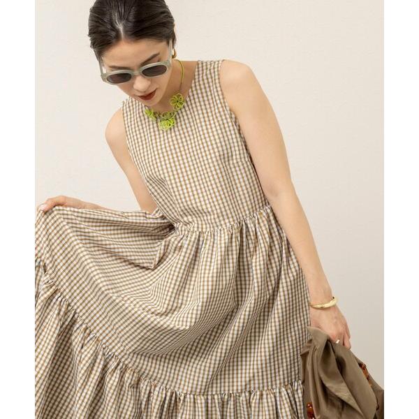 ZOZO問い合わせ番号:107232496ショップ:NOLLEY'S，ノーリーズブランド:MAQWEL，マクウェル商品名:【MAQWEL/マクウェル】ウォッシャブルチェックワンピースカテゴリ:ワンピース/ドレス>ワンピースブランド品番...