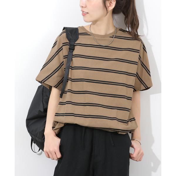 ZOZO問い合わせ番号:107233058ショップ:JOURNAL STANDARD，ジャーナルスタンダードブランド:JOURNAL STANDARD relume，ジャーナルスタンダード　レリューム商品名:《追加》フレンチスリーブボーダー...