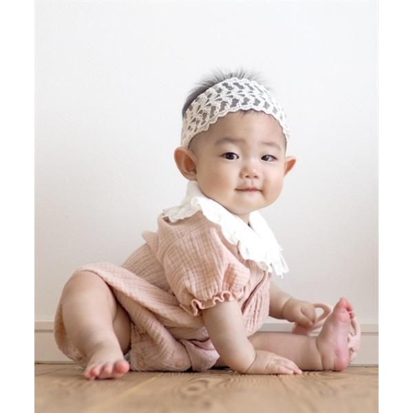 ※このアイテムは返品・交換対象外商品です。ZOZO問い合わせ番号:107233269ショップ:nissen，ニッセンブランド:QUNTSTYLE，キュントスタイル商品名:しわガーゼフリル衿パフ袖ロンパース・ツーウェイオールカテゴリ:ママ＆ベ...