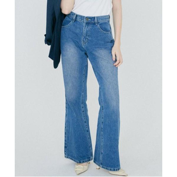 ZOZO問い合わせ番号:107233697ショップ:BLUE×PALANG，ブルーパランブランド:BLUE×PALANG，ブルーパラン商品名:B SEMI FLARE DENIMカテゴリ:パンツ>デニムパンツブランド品番:0006_s...
