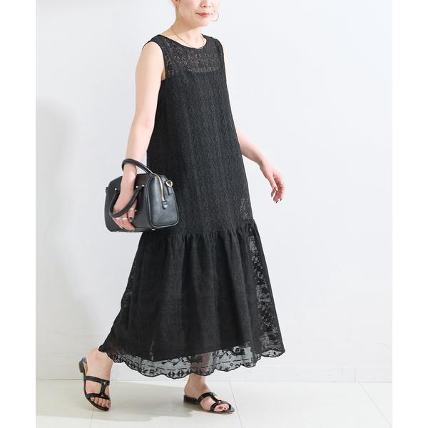 ZOZO問い合わせ番号:107233991ショップ:JOINT WORKS，ジョイントワークスブランド:B.C STOCK，ベーセーストック商品名:手洗い可 / レースレイヤードワンピースカテゴリ:ワンピース/ドレス>ワンピースブラン...