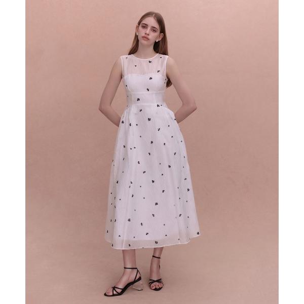 ZOZO問い合わせ番号:107235578ショップ:EIMY ISTOIRE，エイミーイストワールブランド:EIMY ISTOIRE，エイミーイストワール商品名:GYPSOPHILE DRESSカテゴリ:ワンピース/ドレス>ワンピース...