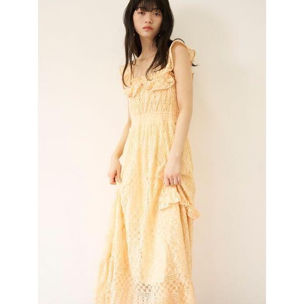 ZOZO問い合わせ番号:107272116ショップ:LILY BROWN，リリー ブラウンブランド:LILY BROWN，リリーブラウン商品名:パッチワークレースワンピースカテゴリ:ワンピース/ドレス>ワンピースブランド品番:LWFO...