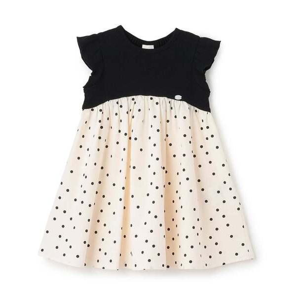 ZOZO問い合わせ番号:107308538ショップ:petit main，プティマインブランド:petit main，プティマイン商品名:【リンク】ドット柄カットドッキングワンピースカテゴリ:ワンピース/ドレス>ワンピースブランド品番...