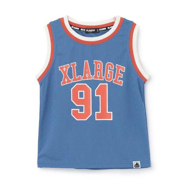 ZOZO問い合わせ番号:107308564ショップ:X-girl Stages，エックスガール ステージスブランド:XLARGE KIDS，エクストララージキッズ商品名:ナンバリング メッシュタンクトップカテゴリ:トップス>タンクトッ...