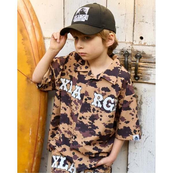 ZOZO問い合わせ番号:107308570ショップ:X-girl Stages，エックスガール ステージスブランド:XLARGE KIDS，エクストララージキッズ商品名:アニマル総柄 半袖シャツカテゴリ:トップス>シャツ/ブラウスブラ...