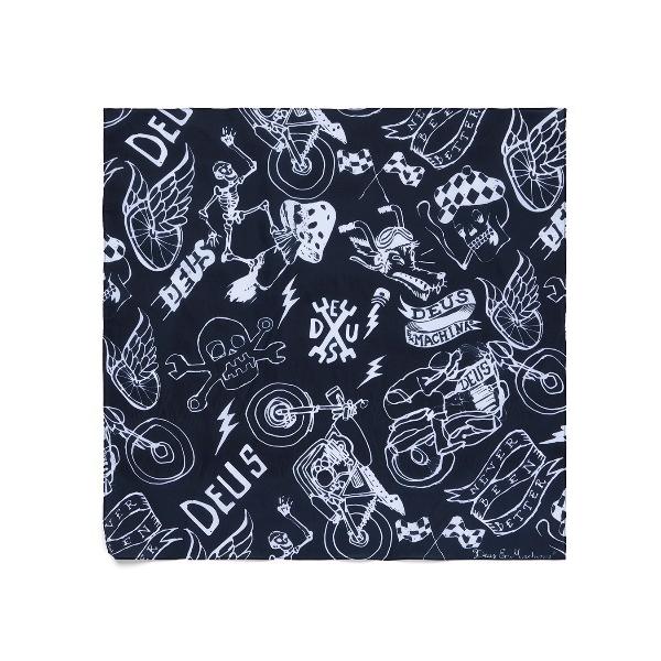 ZOZO問い合わせ番号:107311868ショップ:JACK of ALL TRADES，ジャック・オブ・オール・トレーズブランド:DEUS EX MACHINA，デウスエクスマキナ商品名:DOODLE BANDANAカテゴリ:財布/小物&...