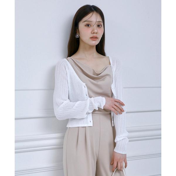 ZOZO問い合わせ番号:107344164ショップ:ROYAL PARTY，ロイヤルパーティーブランド:ROYAL PARTY，ロイヤルパーティー商品名:many wayシアーニットカーディガンカテゴリ:トップス>カーディガン/ボレロ...
