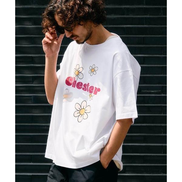 ZOZO問い合わせ番号:107344443ショップ:CMB by CAMBIO，シーエムビー バイ カンビオブランド:Chester，チェスター商品名:mt10545- デイジーフラワー＆ペイントスマッジ プリントTシャツ(10013)カテ...