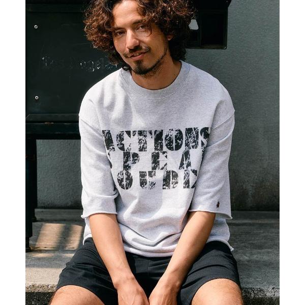 ZOZO問い合わせ番号:107344459ショップ:CMB by CAMBIO，シーエムビー バイ カンビオブランド:Chester，チェスター商品名:mt10561- ACTIONS SPEAK LOUDER カットオフ ハーフスリーブス...