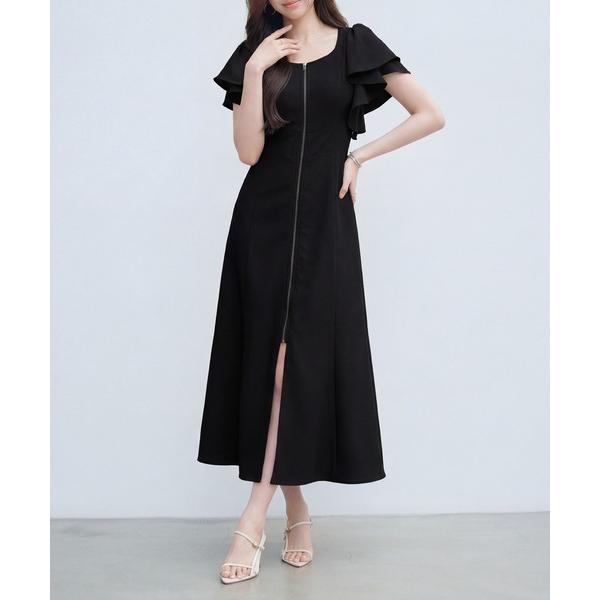 『タイムセール実施中』ZOZO問い合わせ番号:107347026ショップ:DRESS+，ドレス プラスブランド:DRESS PLUS，ドレスプラス，DRESS STAR，ドレス スター商品名:フロントジップロングワンピースカテゴリ:ワンピー...