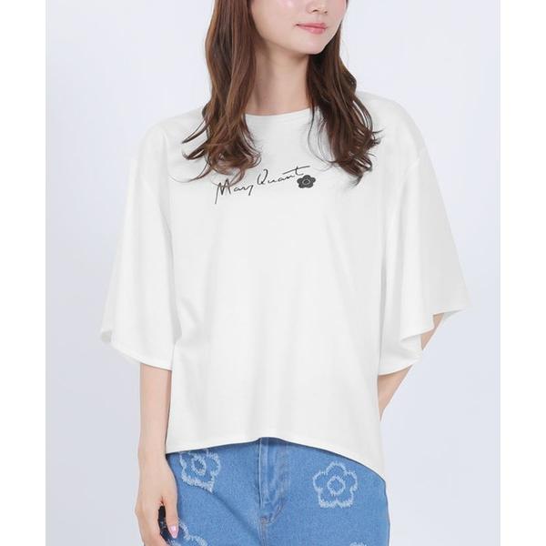 ZOZO問い合わせ番号:107347311ショップ:MARY QUANT，マリークワントブランド:MARY QUANT，マリークワント商品名:サインロゴフレア Tシャツカテゴリ:トップス>Tシャツ/カットソーブランド品番:226-61...