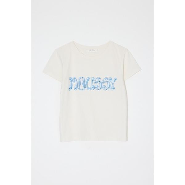 ZOZO問い合わせ番号:107348081ショップ:MOUSSY，マウジーブランド:MOUSSY，マウジー商品名:METALLIC LIQUID MOUSSY Tシャツカテゴリ:トップス>Tシャツ/カットソーブランド品番:029JSA...