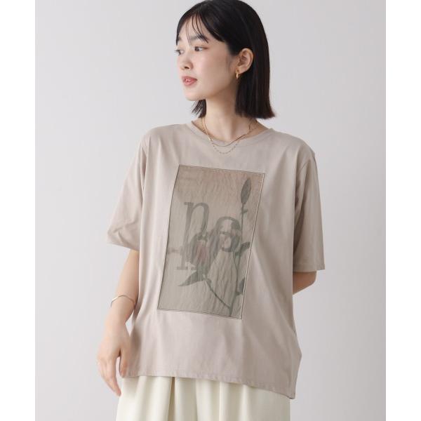 ZOZO問い合わせ番号:107348174ショップ:Bou Jeloud，ブージュルードブランド:Bou Jeloud，ブージュルード商品名:フラワーロゴプリントTeeカテゴリ:トップス>Tシャツ/カットソーブランド品番:121623...