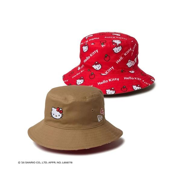 『タイムセール実施中』ZOZO問い合わせ番号:107383417ショップ:Lafayette，ラファイエットブランド:NEW ERA，ニューエラ商品名:ニューエラ【NEW ERA】- ハローキティ リバーシブル バケットハット キッズ【KI...