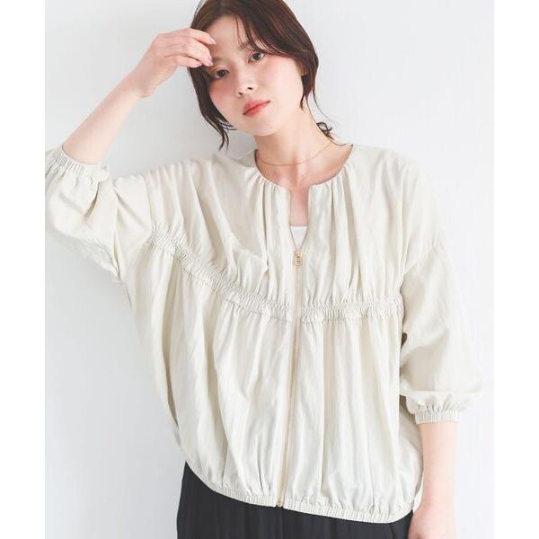 『タイムセール実施中』ZOZO問い合わせ番号:107383421ショップ:le.coeur blanc，ルクールブランブランド:le.coeur blanc，ルクールブラン商品名:ギャザーキリカエブルゾンカテゴリ:ジャケット/アウター&gt...