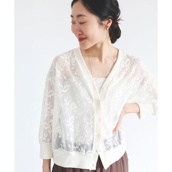 ZOZO問い合わせ番号:107383423ショップ:le.coeur blanc，ルクールブランブランド:le.coeur blanc，ルクールブラン商品名:ラッセルレースカーデカテゴリ:トップス>カーディガン/ボレロブランド品番:3...