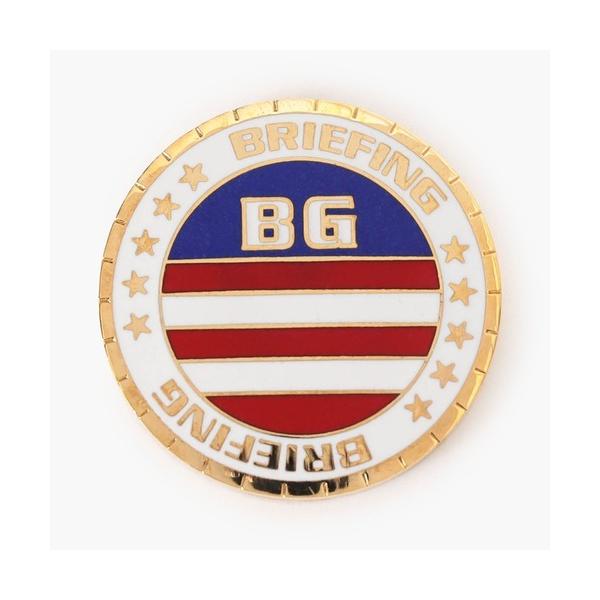 ZOZO問い合わせ番号:107383756ショップ:BRIEFING，ブリーフィングブランド:BRIEFING，ブリーフィング商品名:【BRIEFING GOL／ブリーフィングゴルフ】ENAMEL BG FLAG MEDAL MARKERカ...