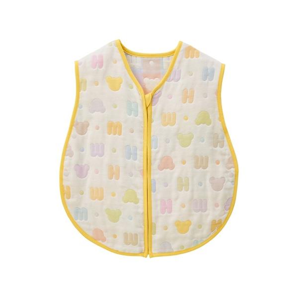 ZOZO問い合わせ番号:107384423ショップ:MIKI HOUSE，ミキハウスブランド:MIKI HOUSE，ミキハウス商品名:パステルロゴ柄ガーゼスリーパーカテゴリ:ママ＆ベビー>ベビー寝具/家具ブランド品番:46-8449-...