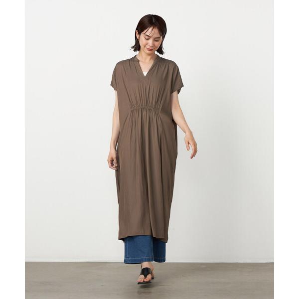 ZOZO問い合わせ番号:107384745ショップ:COMME CA ISM，コムサイズムブランド:COMME CA ISM，コムサイズム商品名:ゆるっとろみワンピースカテゴリ:ワンピース/ドレス>ワンピースブランド品番:12-31O...